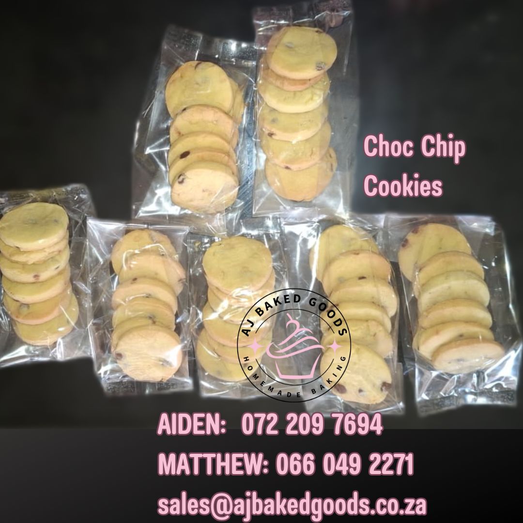 Choc-chip Cookies - AJ Baked Goods
